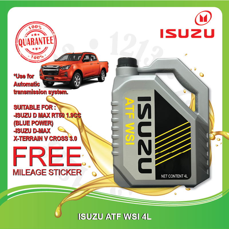 5-87703001-0 ORIGINAL ISUZU ISUZU AUTO OIL 4L DMAX D-MAX RT50 X-TERRAIN 1.9CC ATF WSI OIL BLUE ...