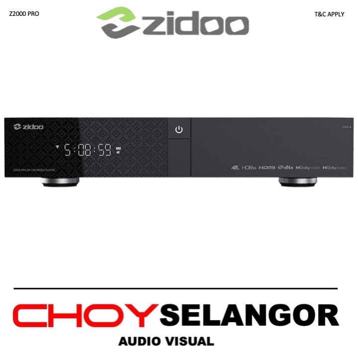 Zidoo Z2000 Pro 4K UHD Android Media Player | Shopee Malaysia