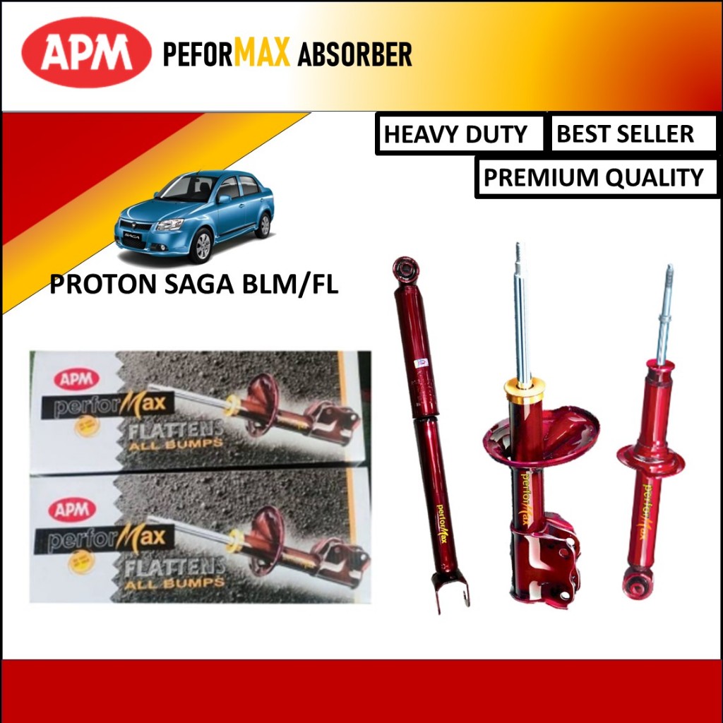 SET (ORIGINAL) APM PERFORMAX ABSORBER [HEAVY DUTY] DEPAN/FRONT ABSORBER ...