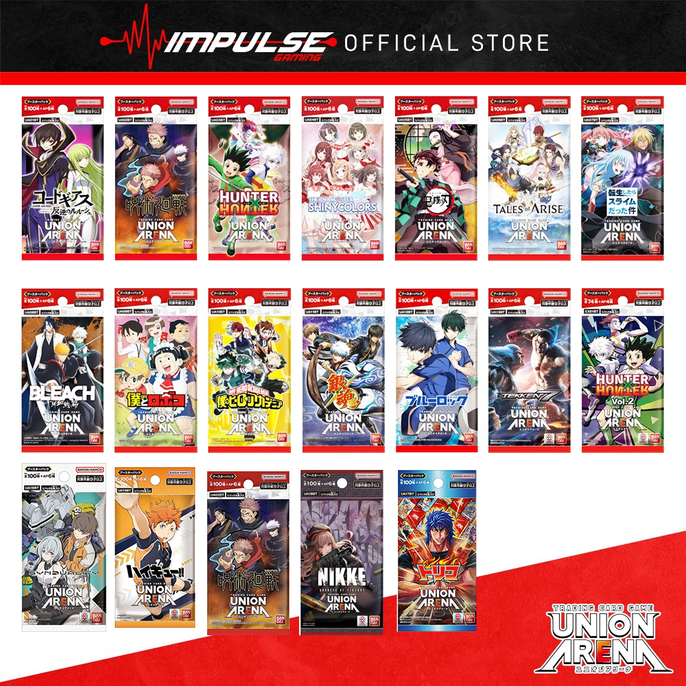 Union Arena TCG Booster Pack - Hunter, Idol, Demon Slayer, Tales Arise ...