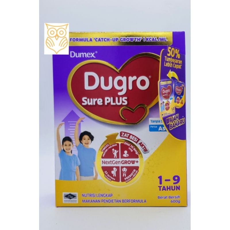 Dumex Dugro Sure Plus 1-9 Tahun 600gm | Shopee Malaysia