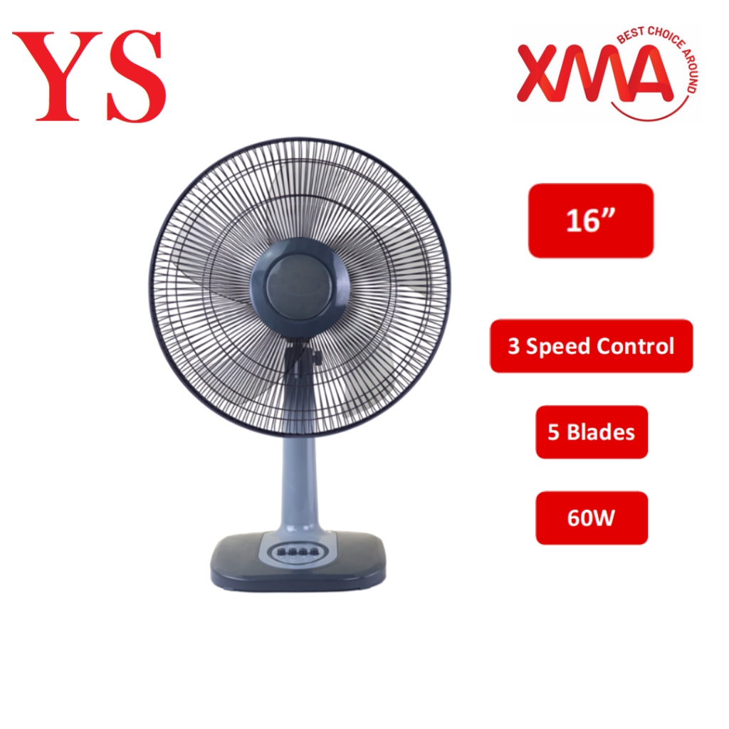 XMA 16" Table Fan (1 Year Warranty) | Shopee Malaysia