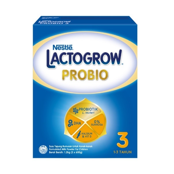 Nestlé Lactogrow 3 Formulated Milk Powder for Children 1-3 Years 1.2kg ...