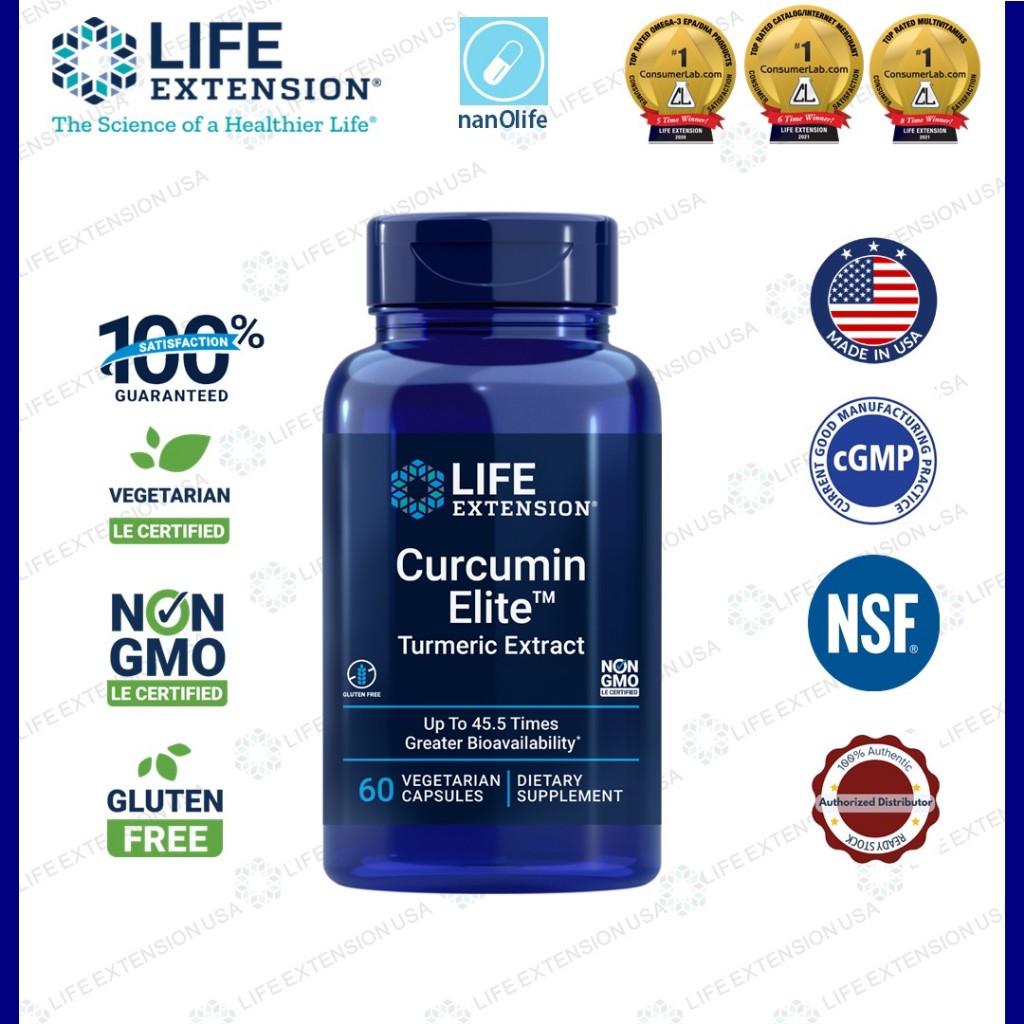 [Life Extension] Curcumin Elite™ Turmeric Extract, EXP: 02/27, 60 ...