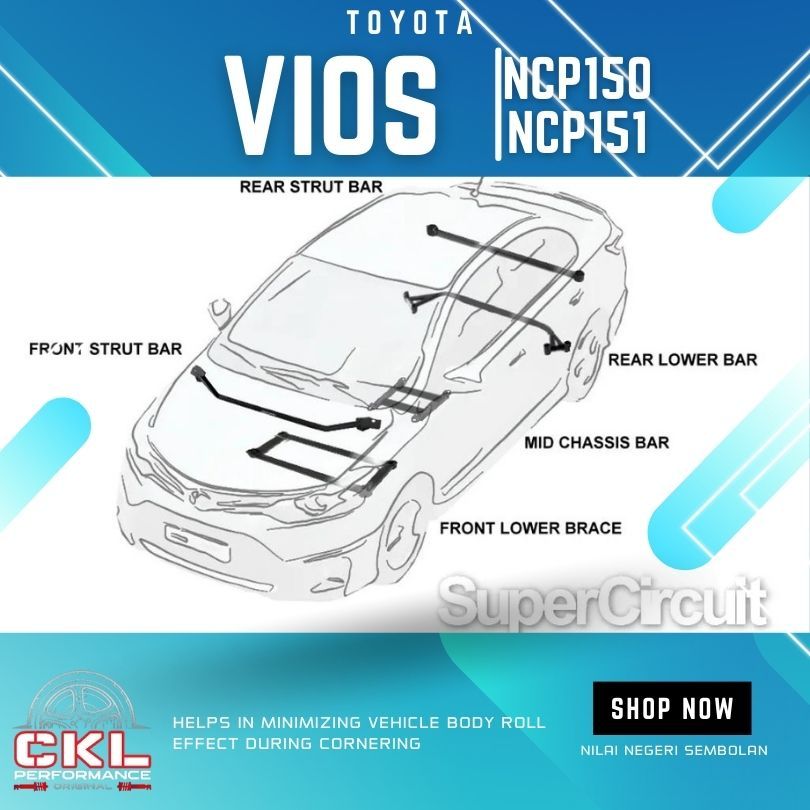 Toyota Vios / Yaris 1.5 (NCP150/NCP151) '13-'21 MK3 - SuperCircuit ...