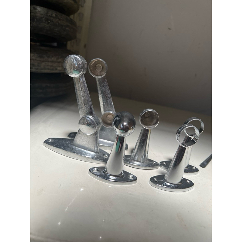 (clearance) 1pair Wall Hanger Bar / Towel Drying Rack / Batang Rod Baju ...