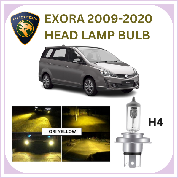 PROTON EXORA 2009-2020 HEAD LAMP HEADLAMP BULB H4 CAR HALOGEN LAMP ...