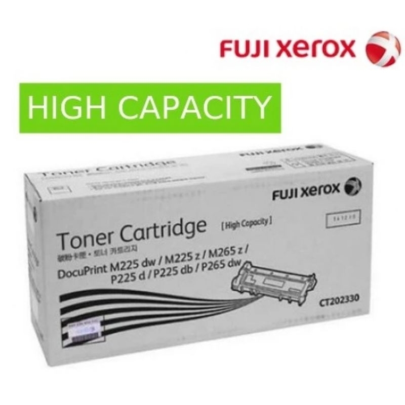 High Capacity 2.6K Fuji Xerox P225 P225d P225db P265dw M225 M225z ...