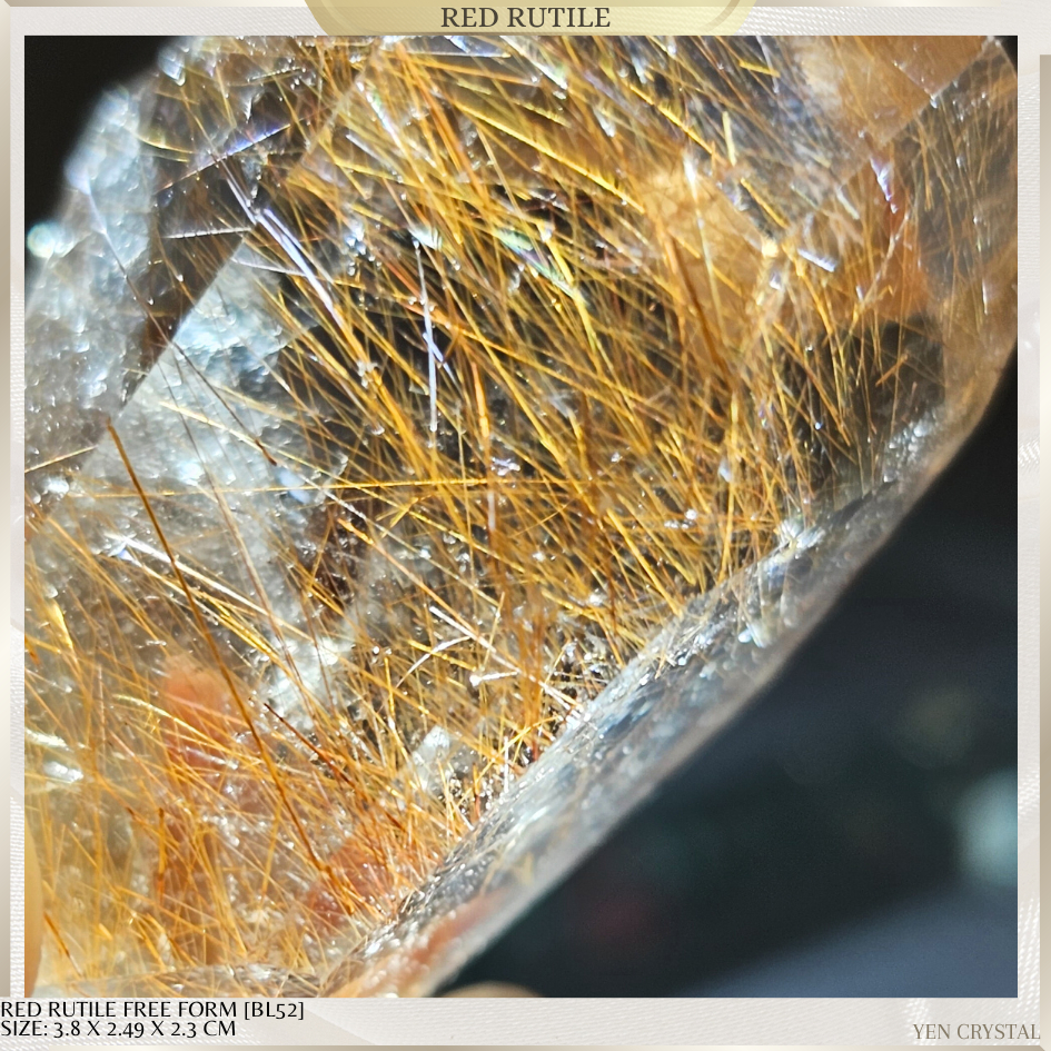 RED RUTILE QUARTZ*PREMIUM GRADE*BRAZIL [BL52]Creativity, Confidence ...