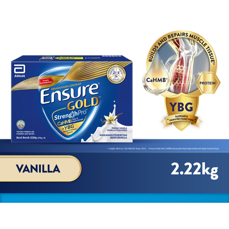 ENSURE GOLD 2.22KG ( VANILLA / WHEAT/COFFEE ) | Shopee Malaysia
