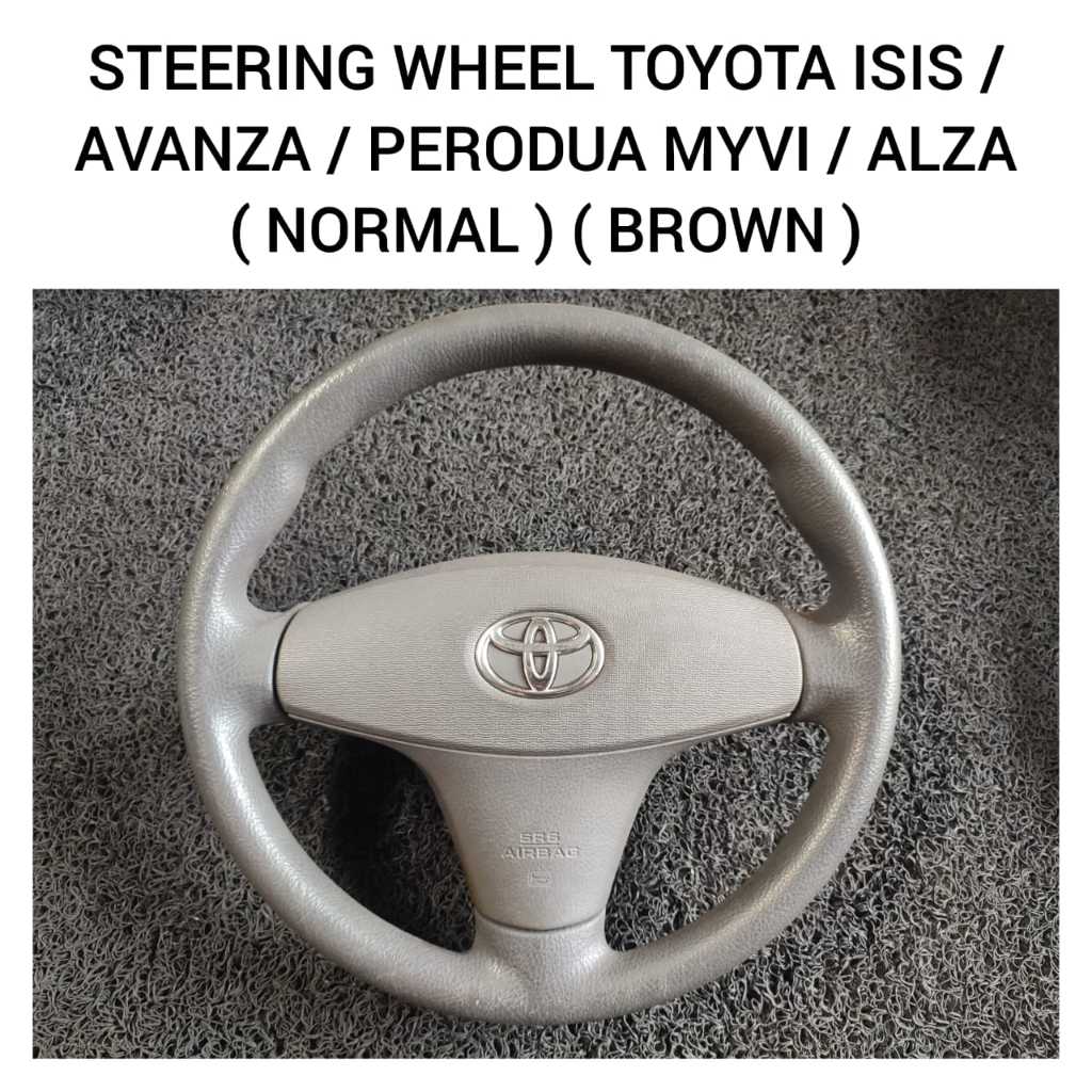 Steering Wheel / Roda Stereng / Pasang Dan Main Toyota Isis Avanza ...