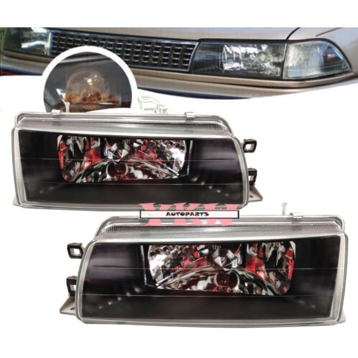 Toyota Corolla AE91 AE92 EE90 Crystal 1987-1991 Front Headlights Lamps ...
