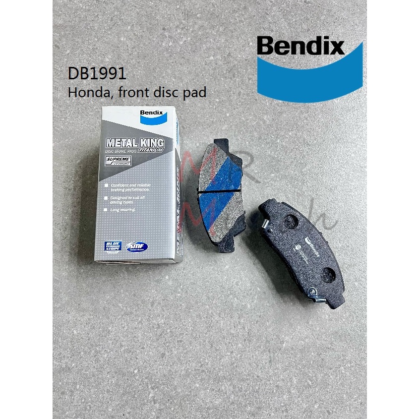 Original Bendix DB1991 Honda City T9A, Jazz, TMO Front Brake Pad Metal king (depan) | Shopee ...