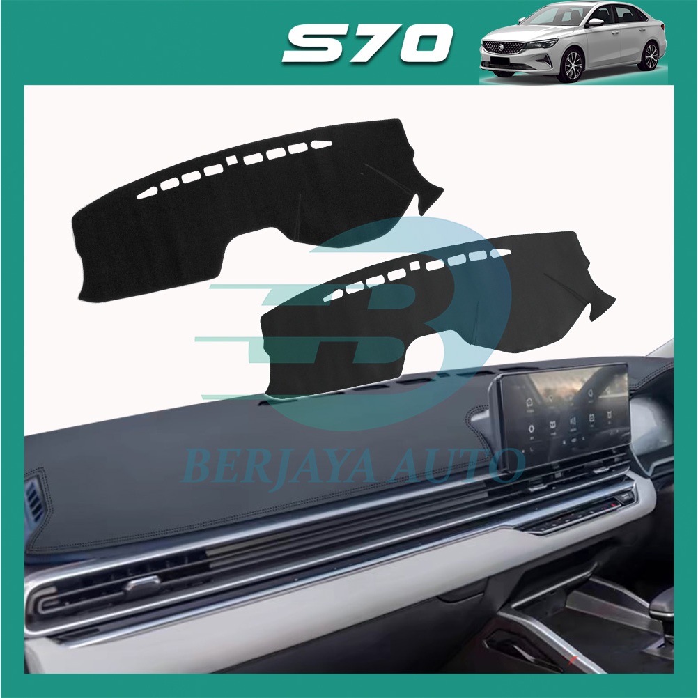 Proton S70 Dashboard Carpet Dash Mat Polyester Leather Shade Mat Anti ...