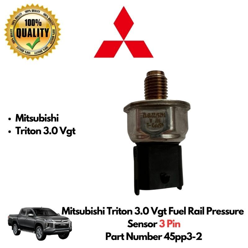Mitsubishi Triton 3.0 Vgt Fuel Rail Pressure Sensor 3 Pin 45pp3-2 ...