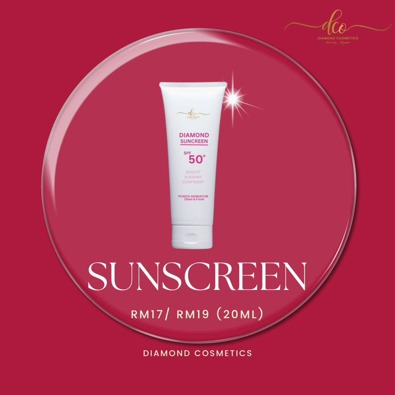 DCO Diamond Cosmetics MINI SUNSCREEN SPF 50 | Shopee Malaysia