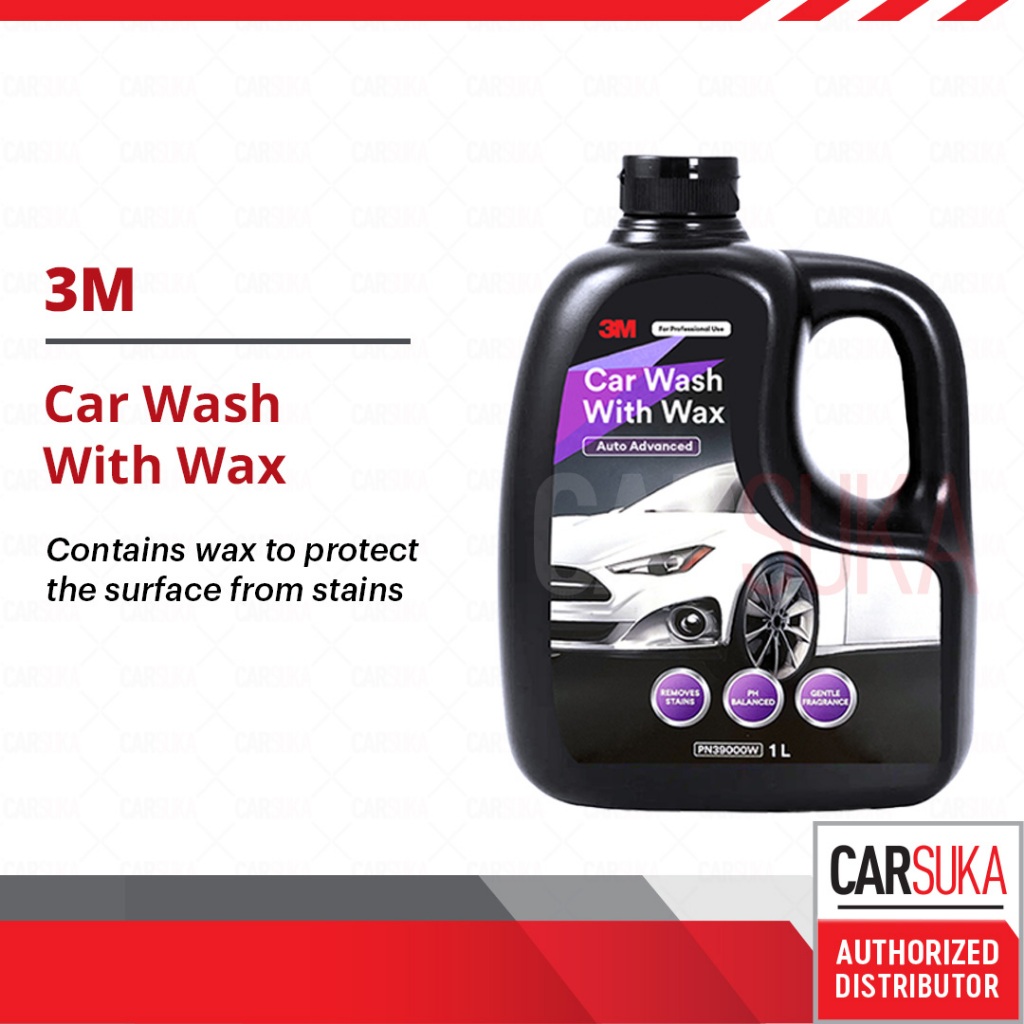 3M Car Care - 3M Car Wash with WAX PN39000W (1000ml) | Shopee Malaysia