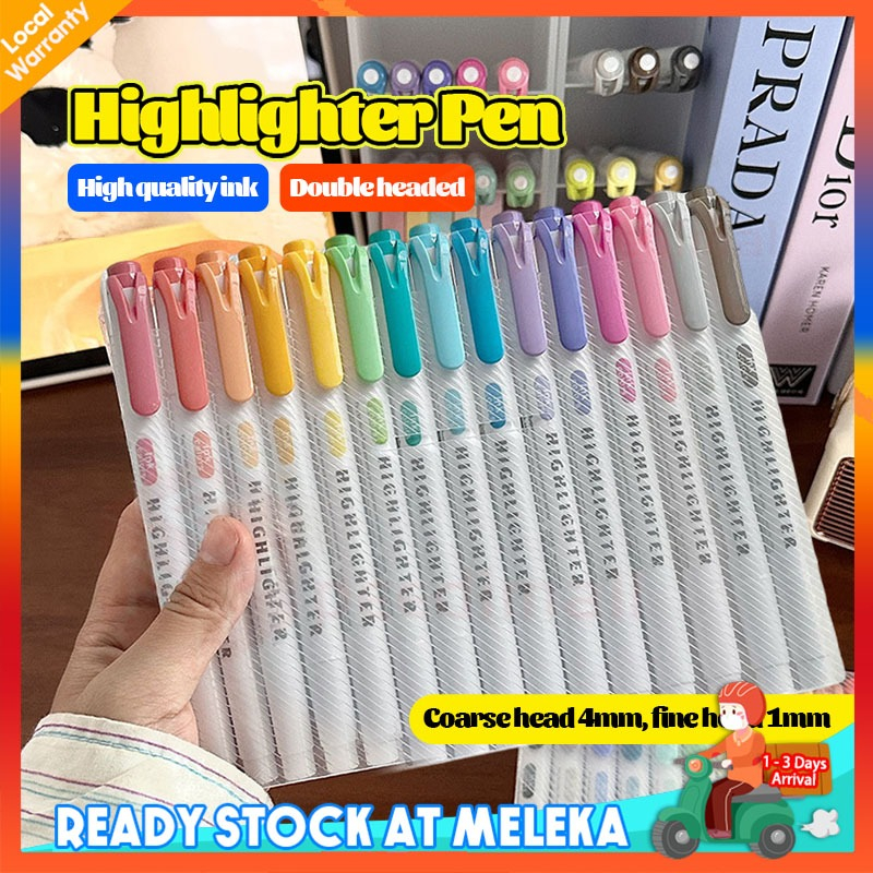 30 Color Creative Double-headed Highlighter Set Student Classroom ...