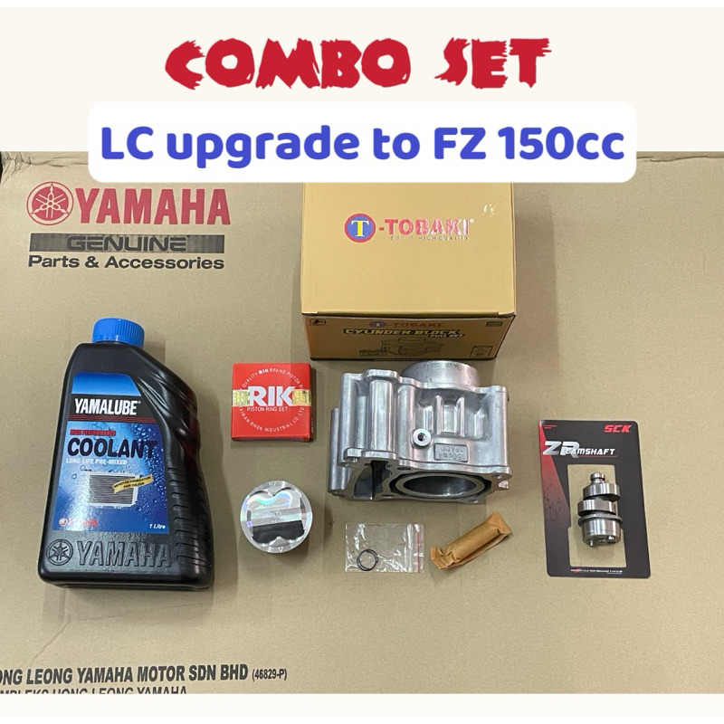 LC COMBO (Upgrade 150cc) FZ DOME HIGH TOBAKI BLOCK CAM SCK SET LC135 4S 5S V1 V2 V3 V4 V5 V6 V7 ...