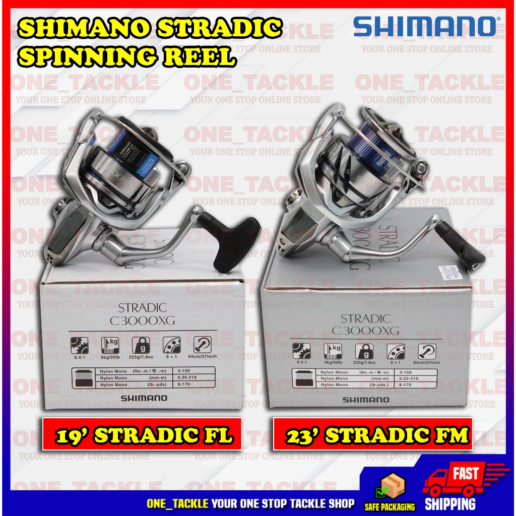 Shimano Stradic FL & FM Spinning Reel 100% Original Mesin Pancing stradic fl fm | Shopee Malaysia