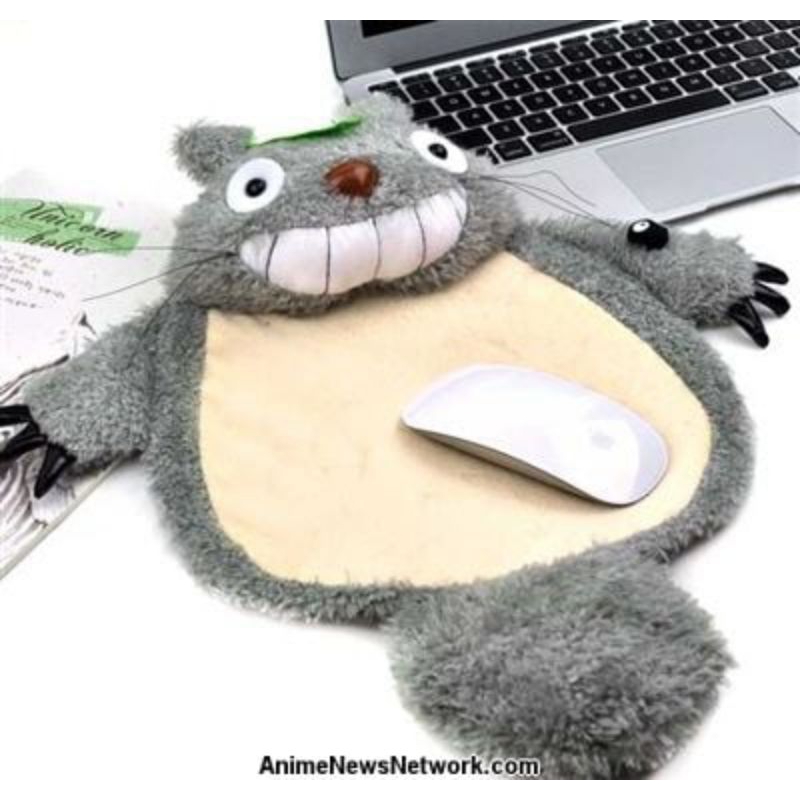 Totoro 3D Furry Mouse Pad | Shopee Malaysia