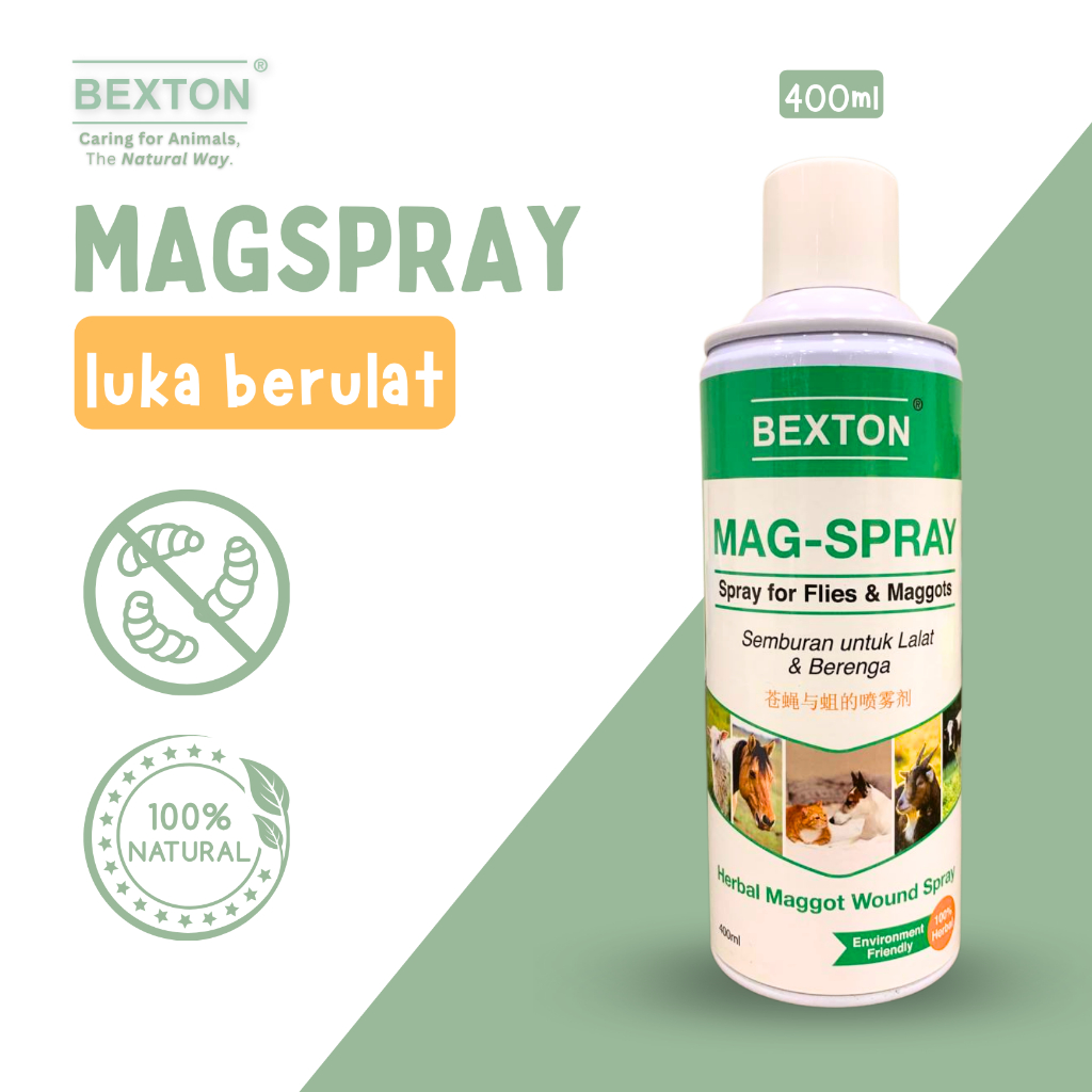 BEXTON MAGSPRAY (SPRAY FOR FLIES & MAGGOTS) | Shopee Malaysia