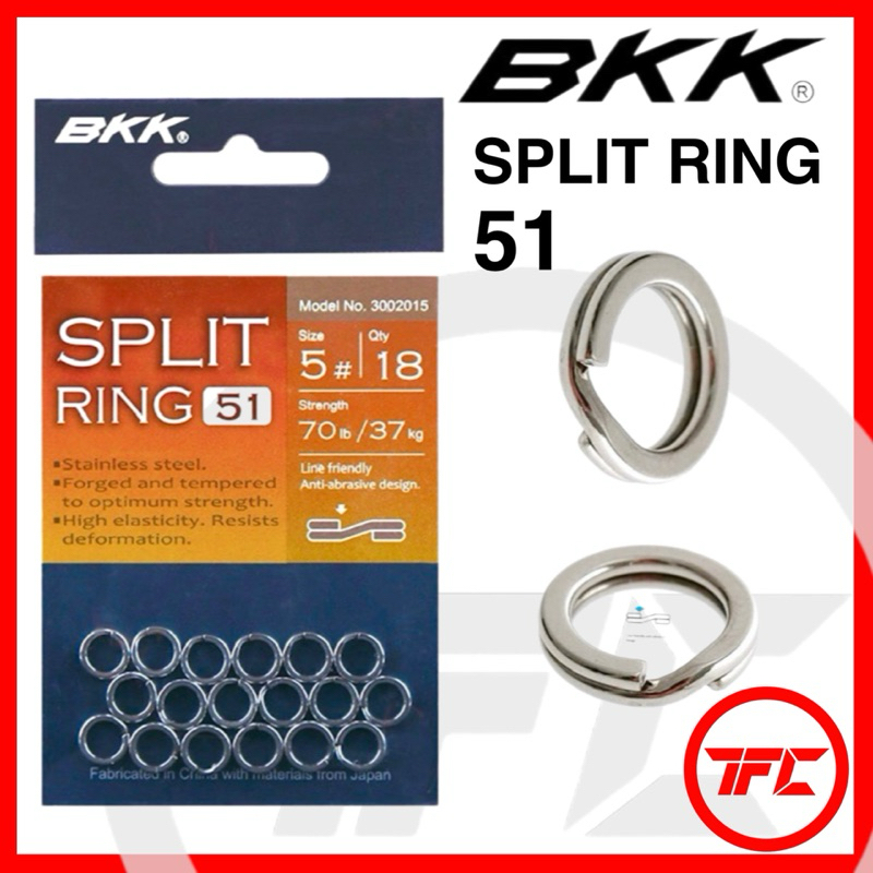 BKK Split Ring-51 Stainless Steel Avoid Rush Heavy Class 51 | Shopee Malaysia