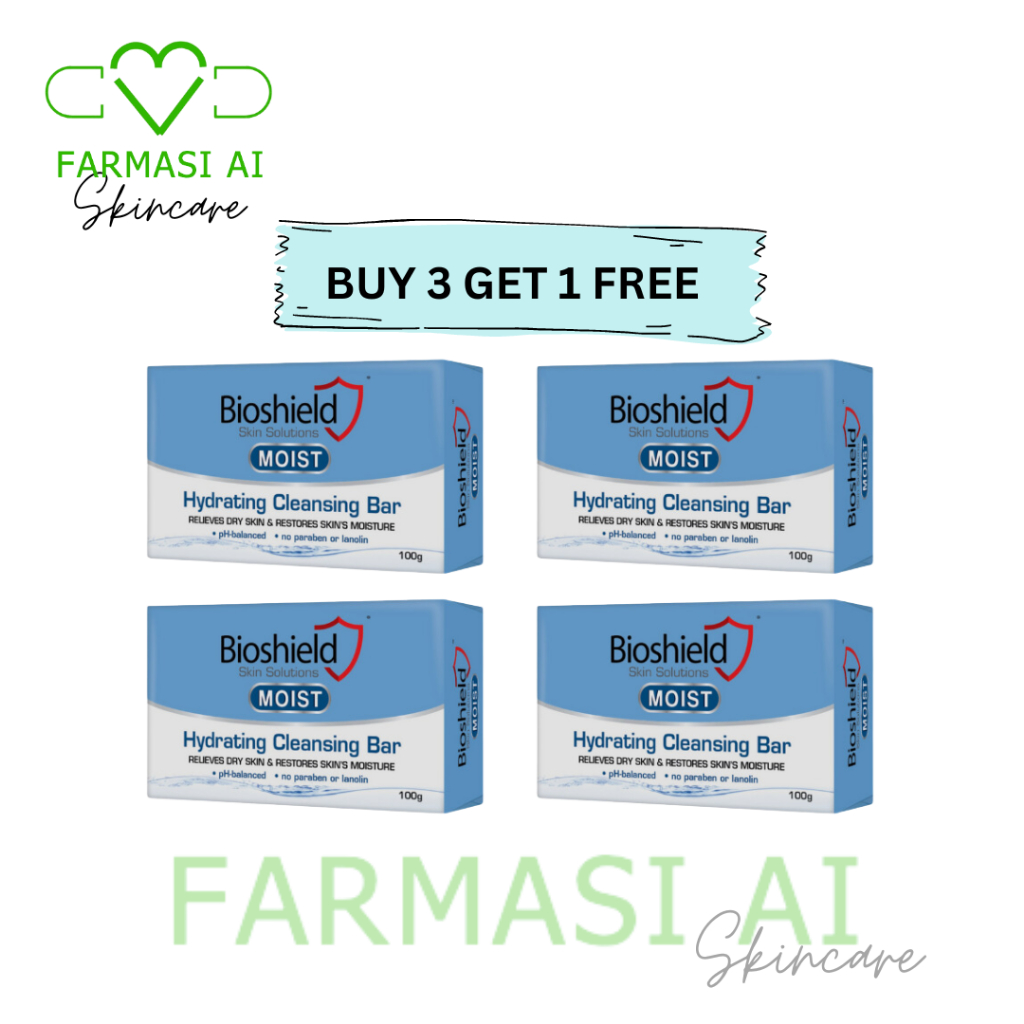 Bioshield Skin Solution Hydrating Cleansing Bar 100g (Buy 3 Free 1 ...