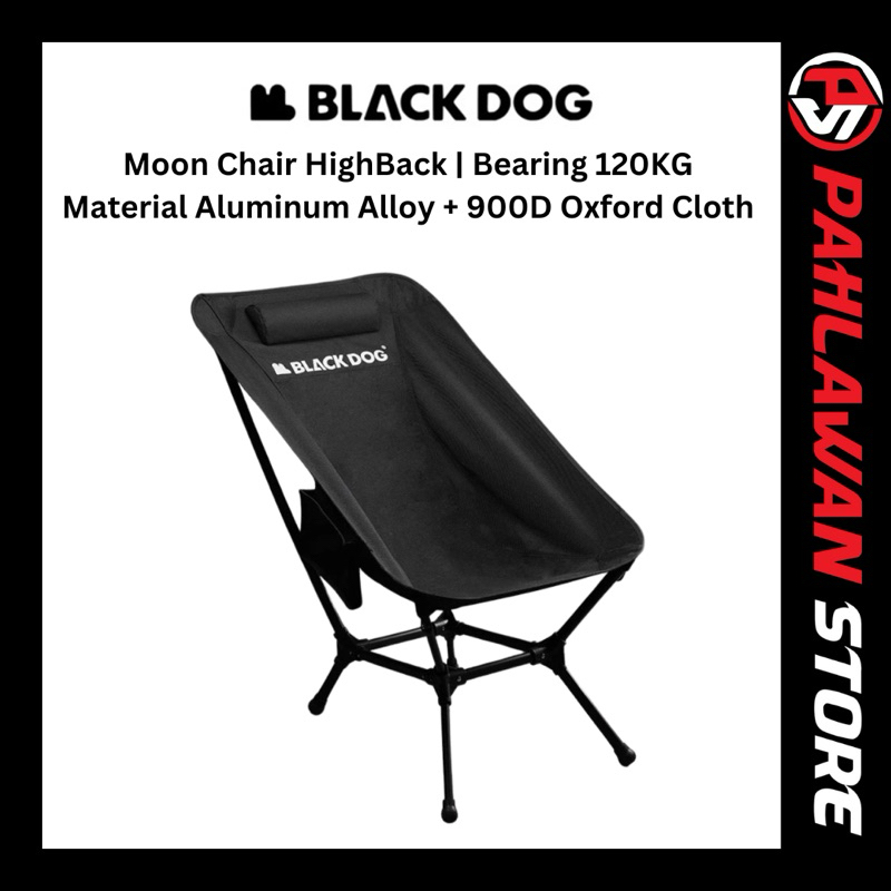 BLACKDOG Moon Chair High Back CBD2300JJ012 Portable Folding Camping Max ...