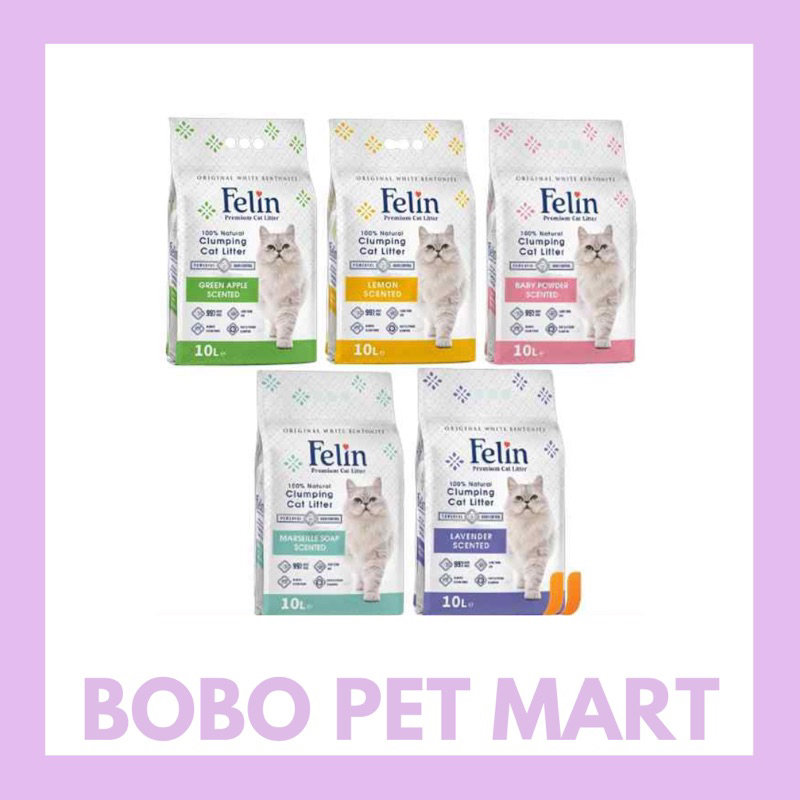 Felin Cat Litter Pasir Kucing 10L | Shopee Malaysia