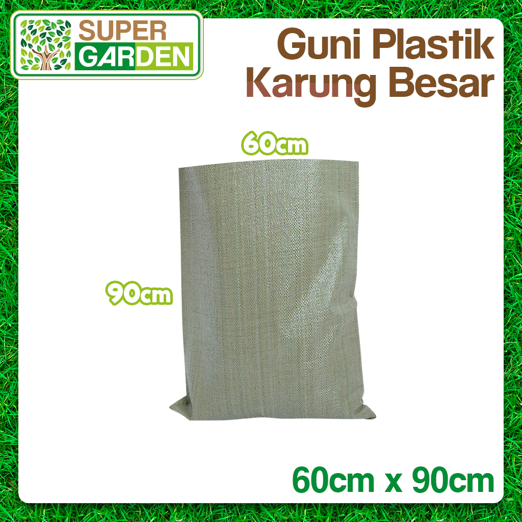 1PC Large PP Woven Guni Bag Sand Courier Storage Plastic Gunny Kurier ...