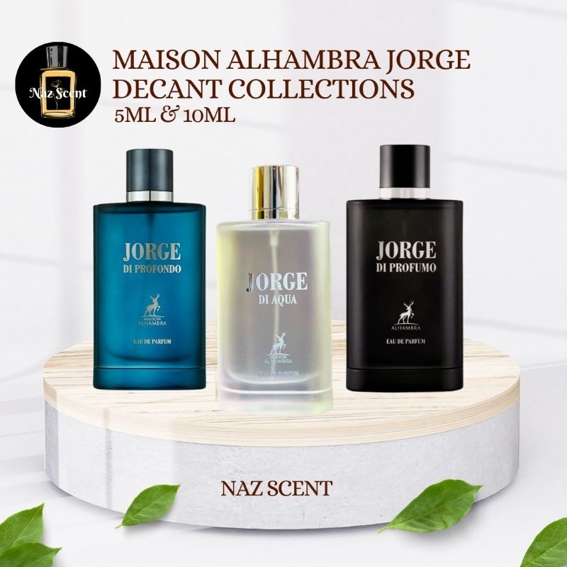 Jorge Maison Alhambra Decant Collections ( Jorge Di Profumo / Jorge Di ...