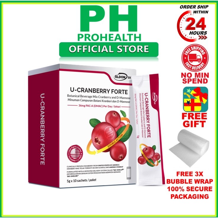 [EXP:02/2026] ELDON NUTRITION U-CRANBBERY FORTE 5gx10's | Shopee Malaysia