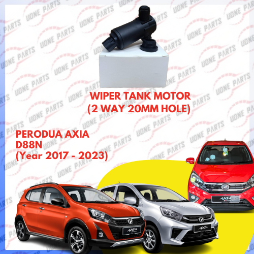 🔥PERODUA AXIA D88N WIPER TANK MOTOR 2 WAY 20MM HOLE (YEAR 2017-2023 ...
