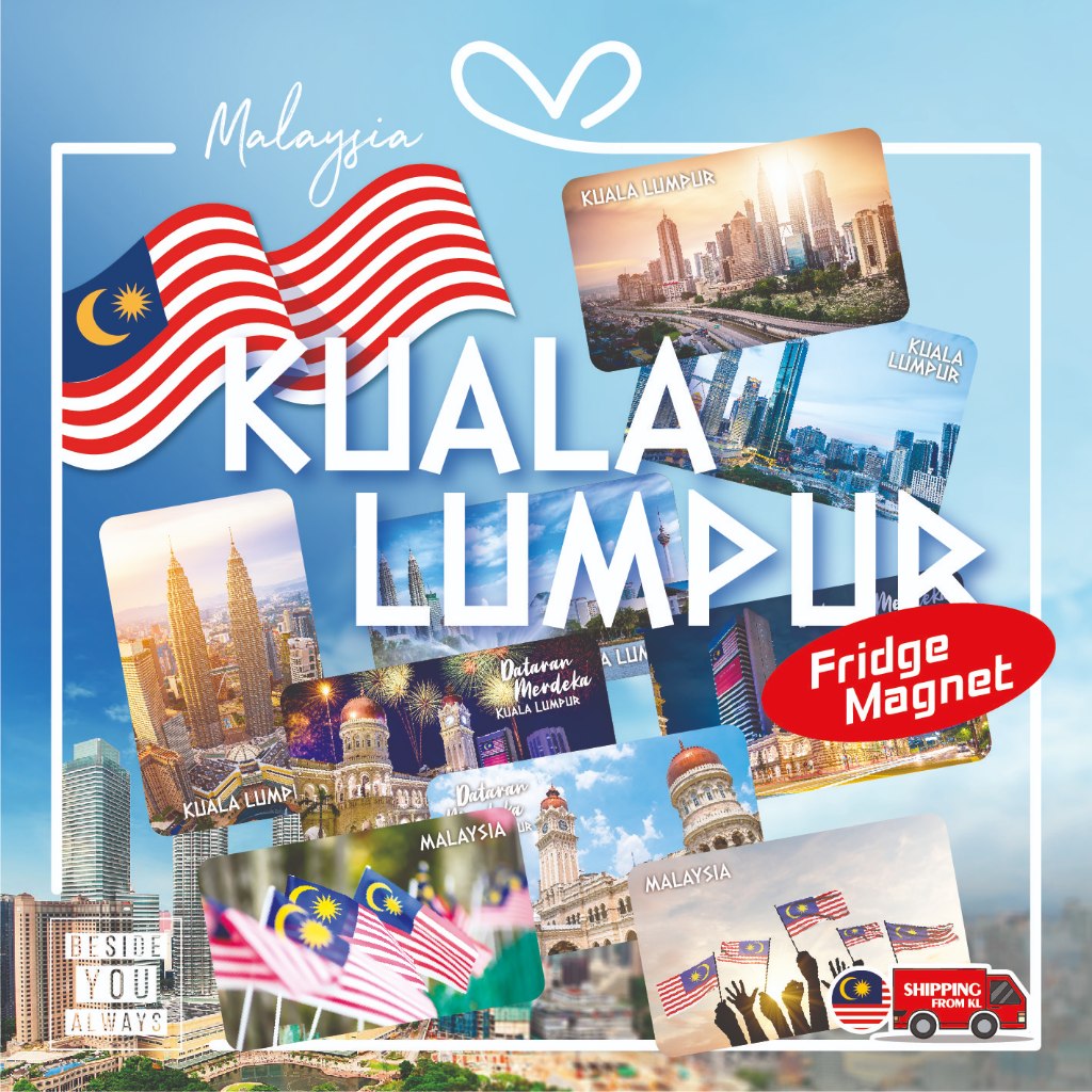Malaysia Kuala Lumpur/KLCC/Dataran Merdeka Gift Souvenir Fridge Magnet ...