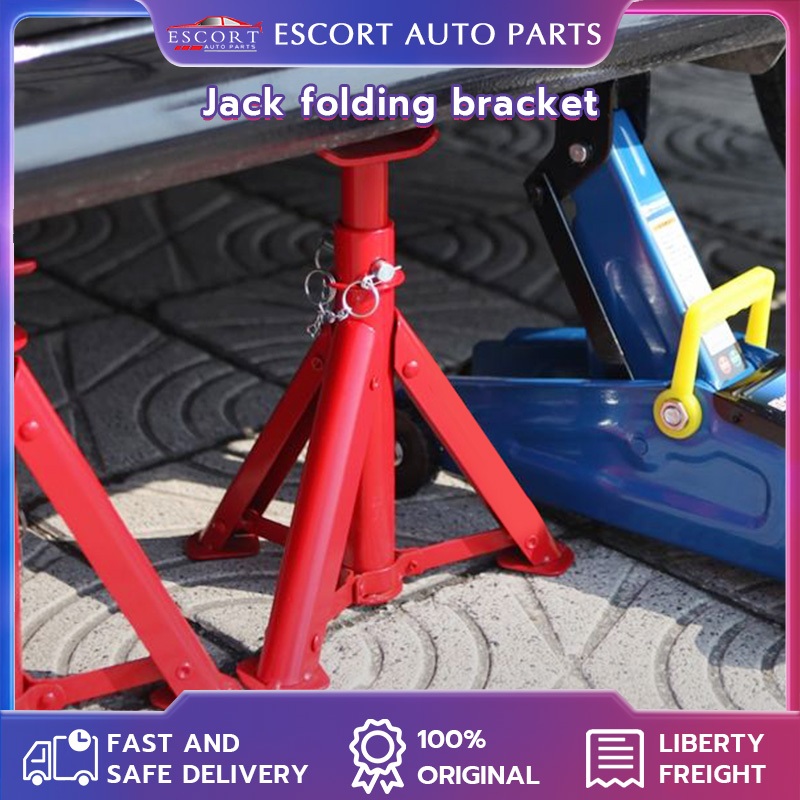 【Spot goods】2 Pcs Heavy Duty Jack Stand 3t Red Jack Jack Stand Car ...