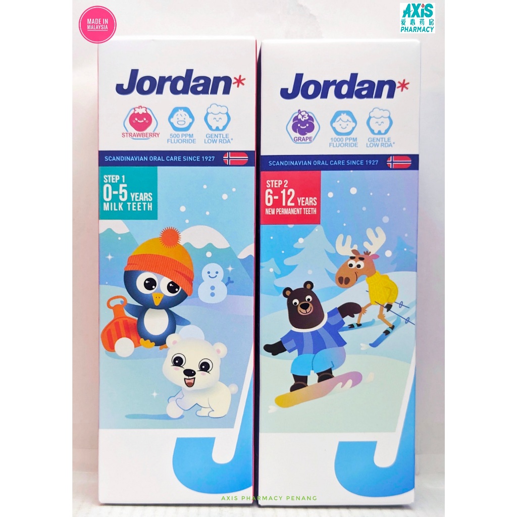 Jordan* Scansinavian Oral Care Since 1927 Toothpaste Milk Teeth & New ...