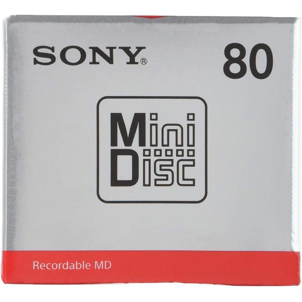 Sony MD80 Blank Mini Disc 80 Minutes Recordable MD Japan Genuine [5 Pcs ...
