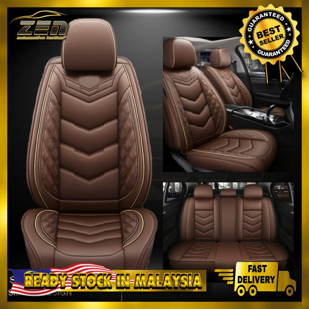 ZEN Gaming (GM1) Universal Car Leather Seat Cover - 5-Seater Front ...