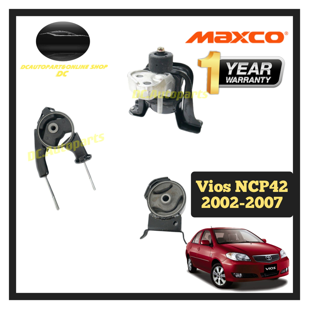 MAXCO ENGINE MOUNTING SET TOYOTA VIOS 1.5 NCP42 2002-2007 | Shopee Malaysia