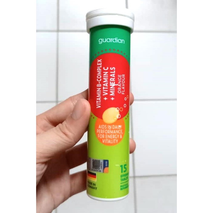 Guardian Vitamin B + C + Minerals Effervescent (15's) | Shopee Malaysia