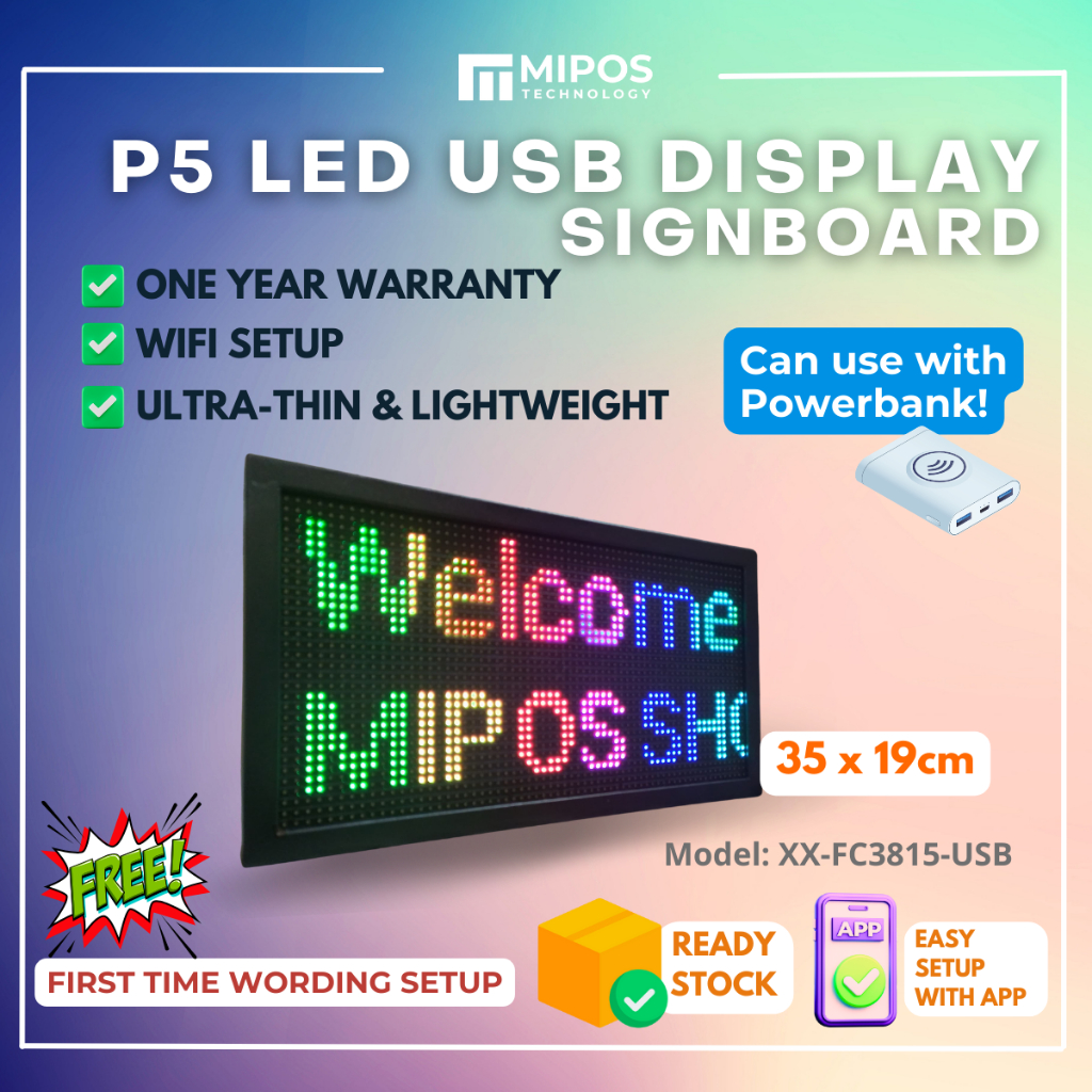 LED Signage P5 | LED Signboard Digital | Ultra-thin LED Display with ...