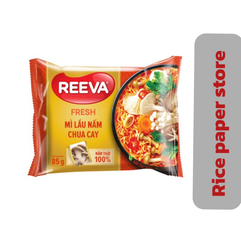 REEVA noodle hot pot spicy and sour mushroom pack of 85g - 面条火锅酸辣蘑菇包85克 ...