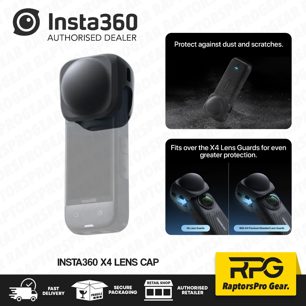 Insta360 X4/X5 Lens Cap - Protective Lens Cover | Shopee Malaysia