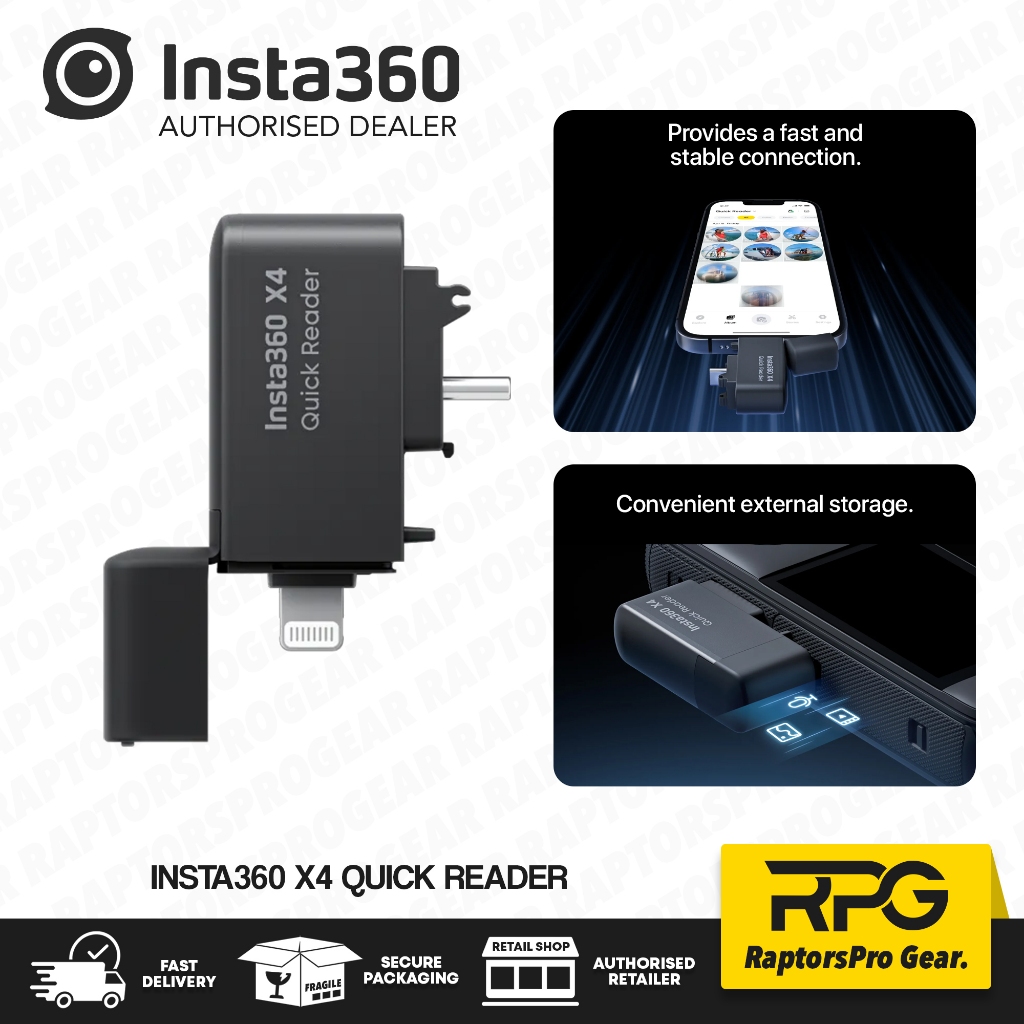 Insta360 X4 Quick Reader | Shopee Malaysia