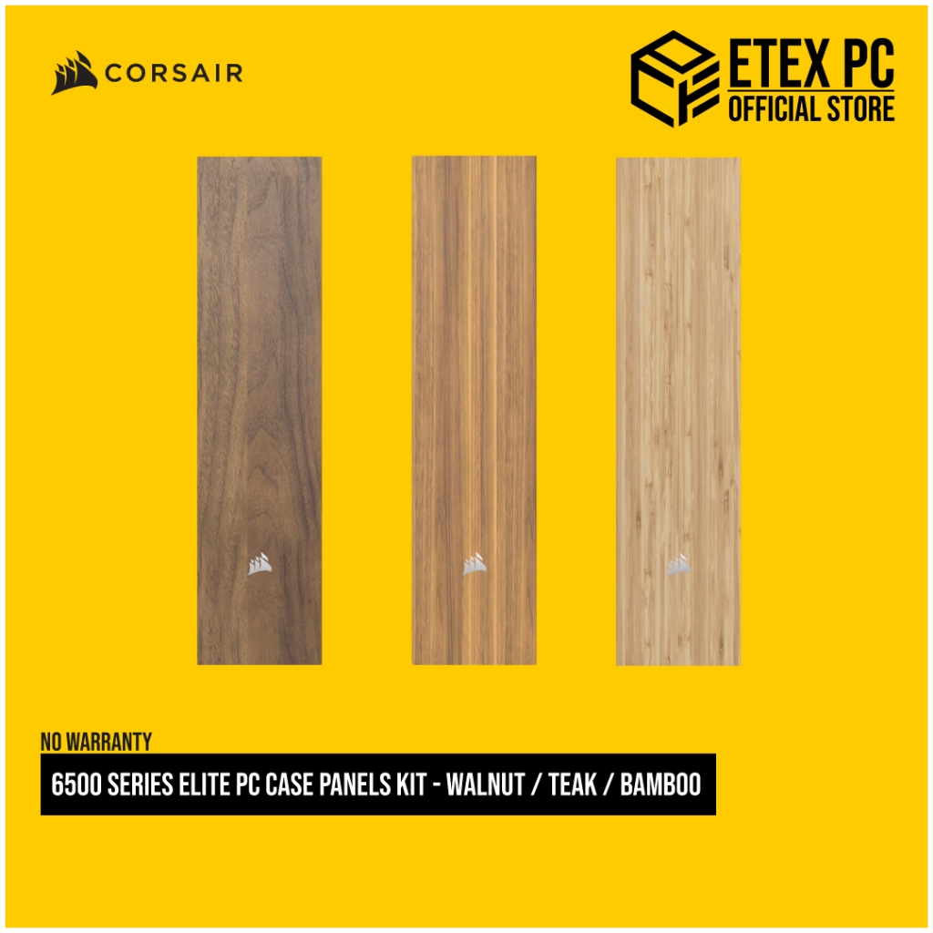 CORSAIR 6500X / 6500D Elite PC Case Panels Kit - Walnut / Teak / Bamboo ...