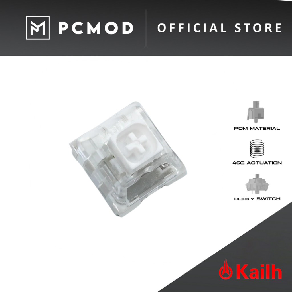 KAILH Box White V1 | Clicky Switch for Mechanical Keyboards | PCMOD x ...