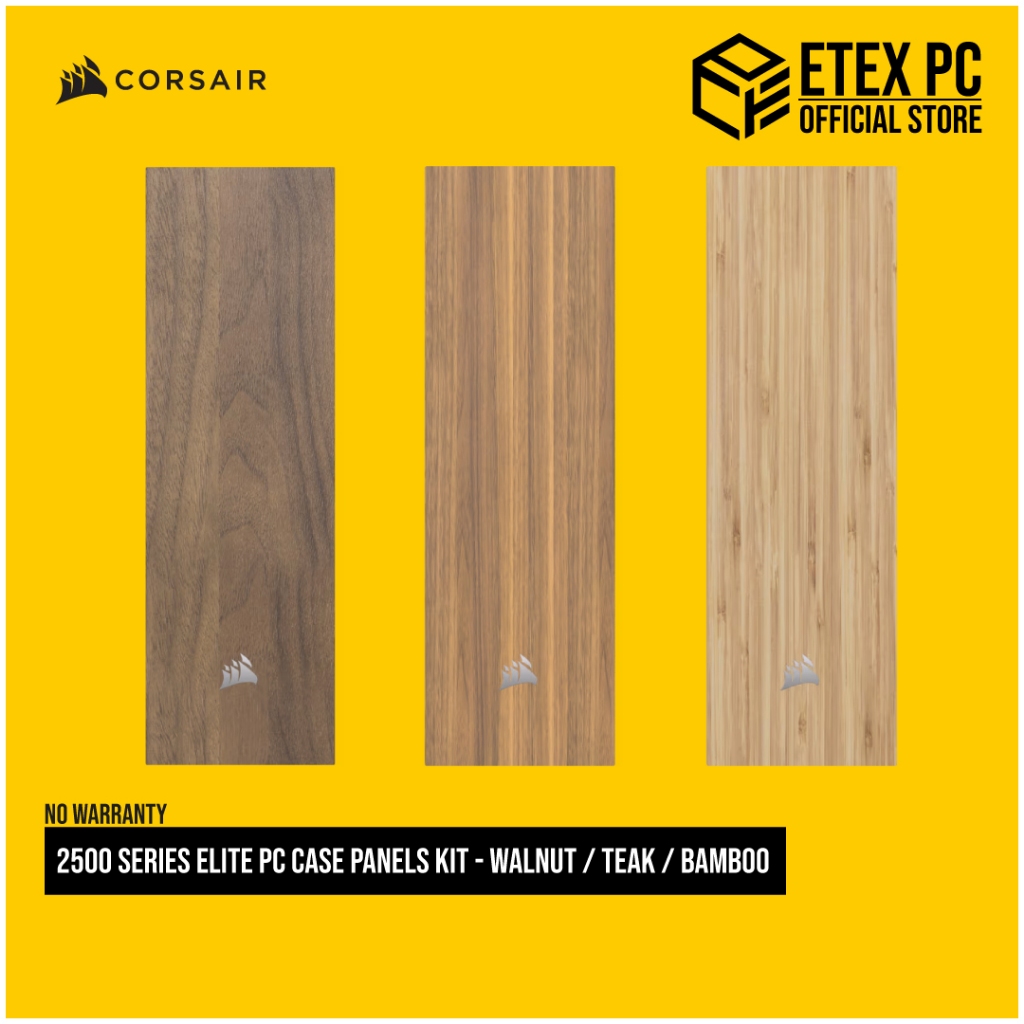 CORSAIR 2500X / 2500D Elite PC Case Panels Kit - Walnut / Teak / Bamboo ...
