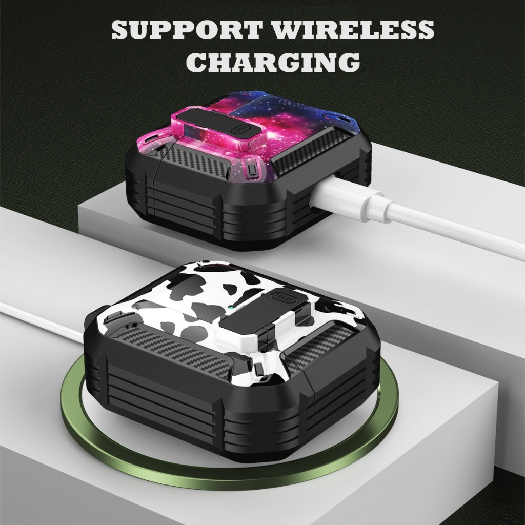 AirPods 1 2 3 Pro 2 Bounce Case Full Coverage Protection Impact ...