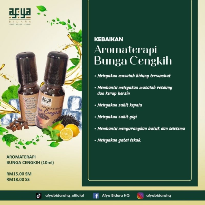 ROLL MINYAK BIDARA AROMATERAPI BUNGA CENGKIH BY AFYA BIDARA | Shopee ...